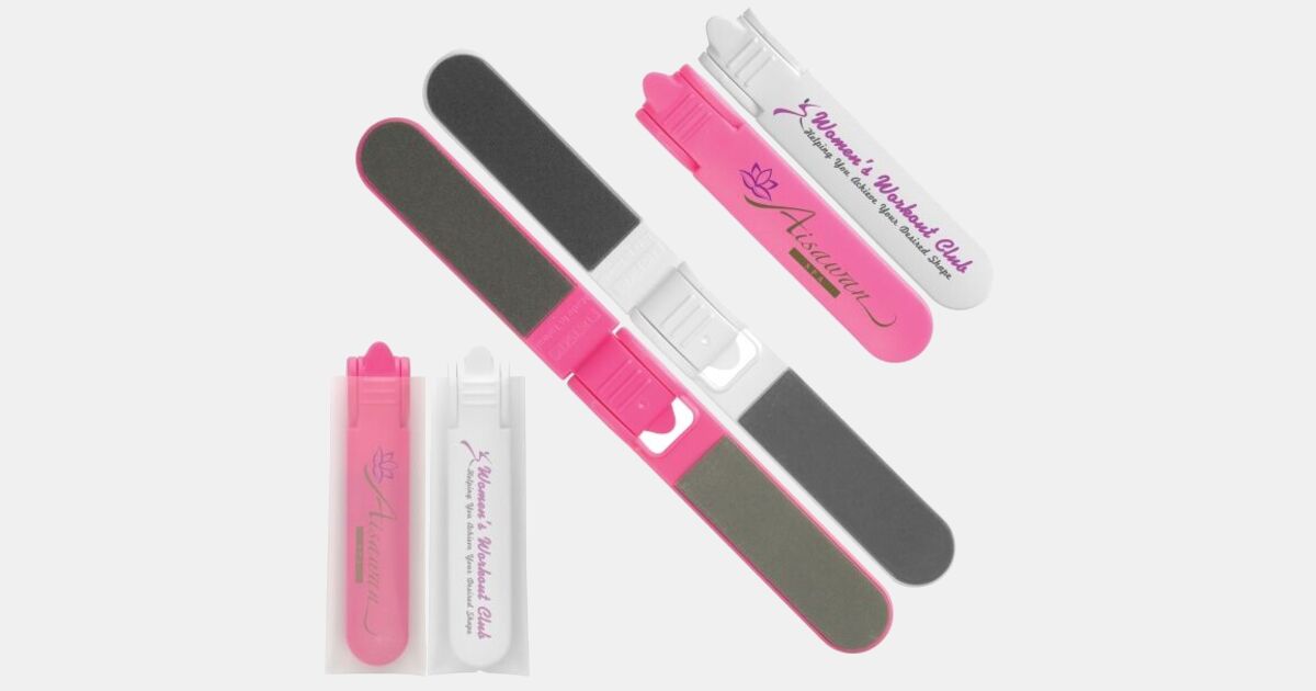 Folding Nail File with your logo | ImprintLogo.com