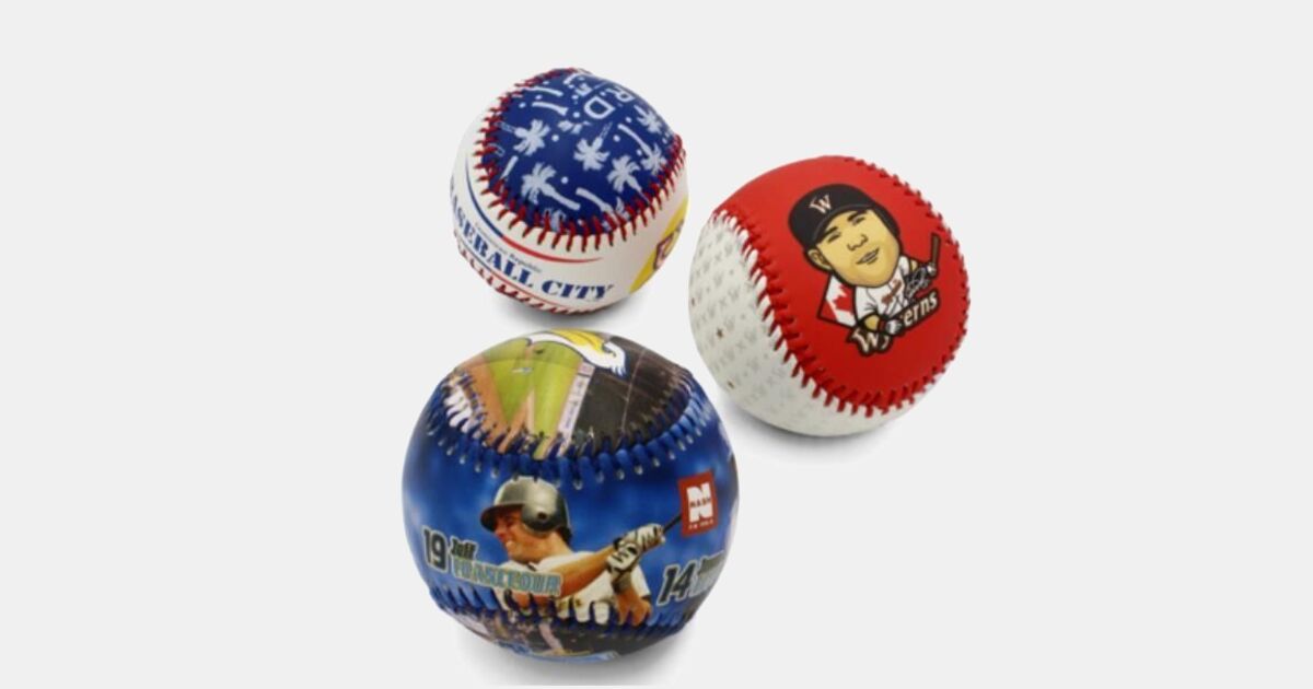 Custom Logo Full Color Full Wrap Baseball with your logo | ImprintLogo.com