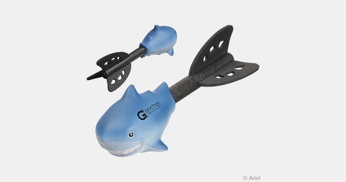 Custom Printed Fun Flinger-Shark with your logo | ImprintLogo.com