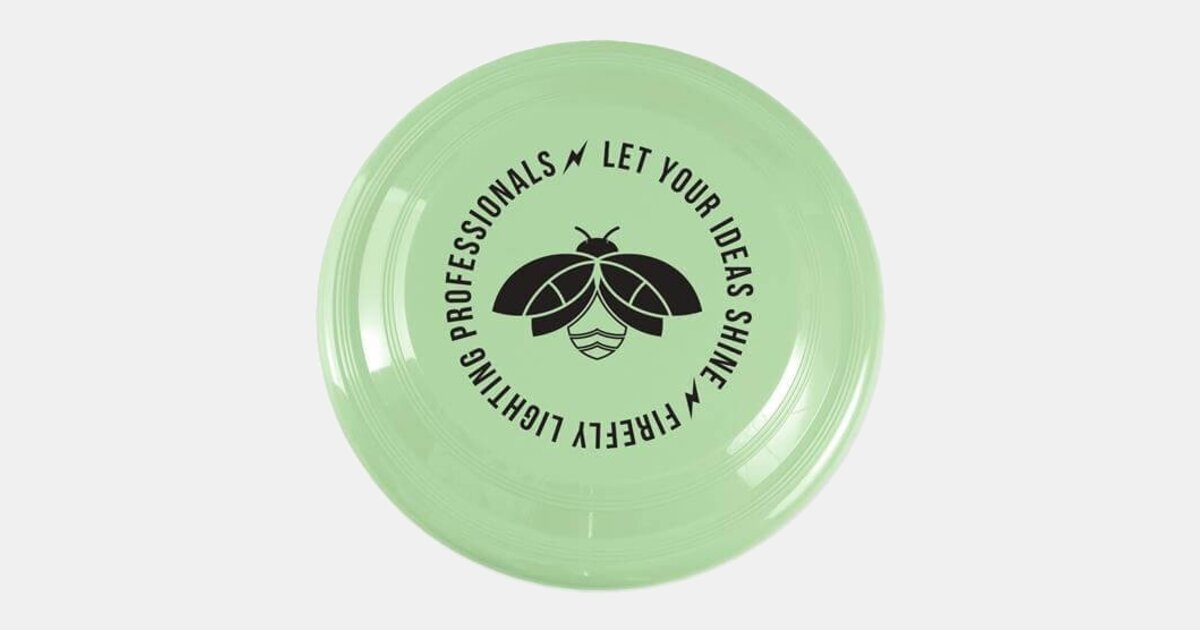 Glow Frisbee Flyer 9" with your logo | ImprintLogo.com