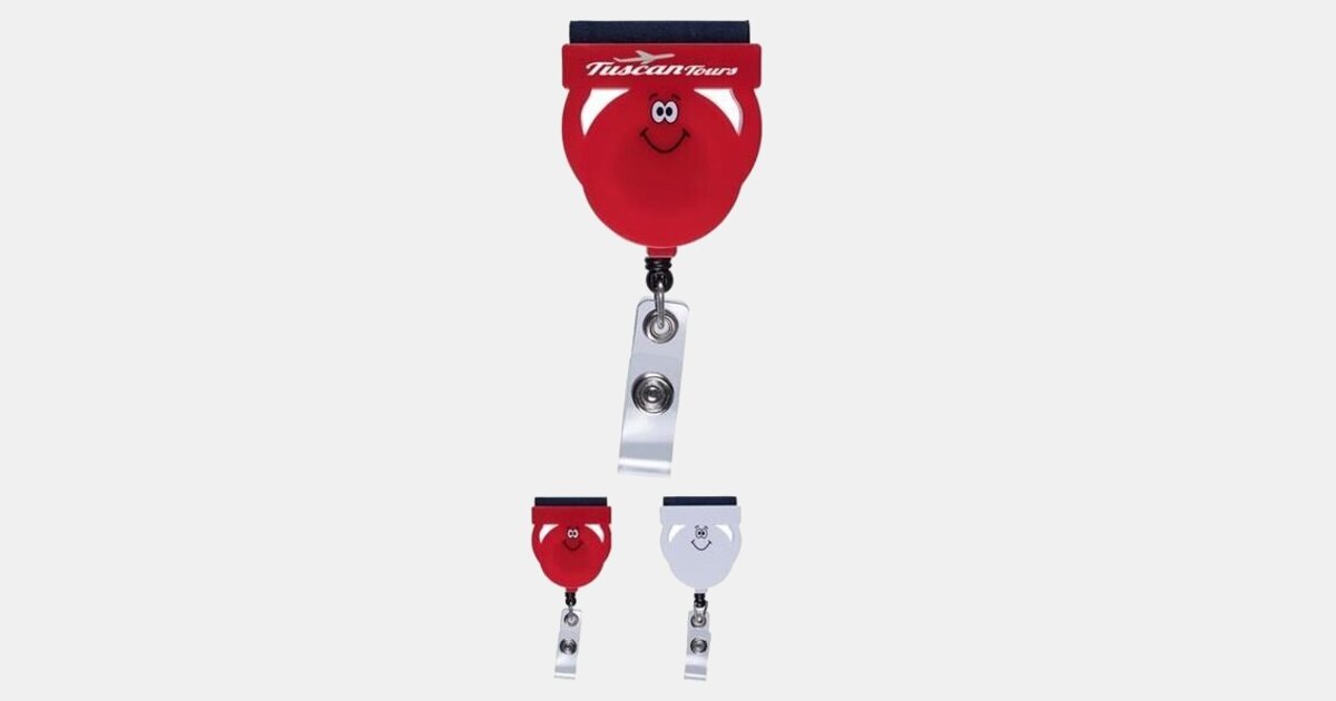 Goofy Group(TM) Badge Holder and Screen Cleaner with your logo ...