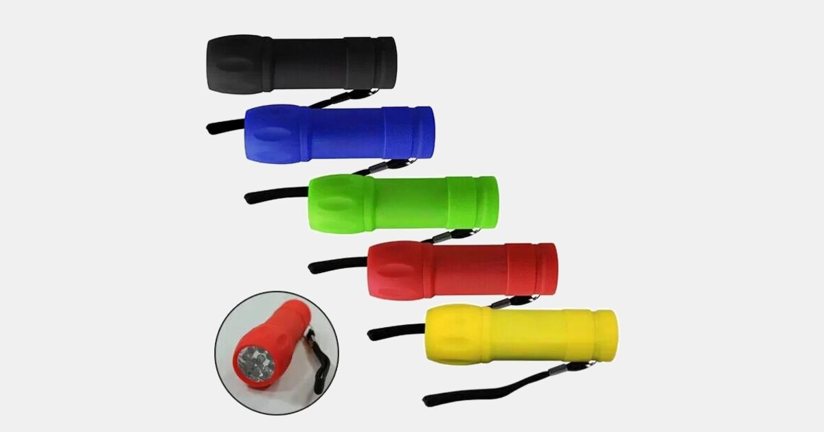 Custom Printed Halcyon(R) LED Flashlight with your logo | ImprintLogo.com