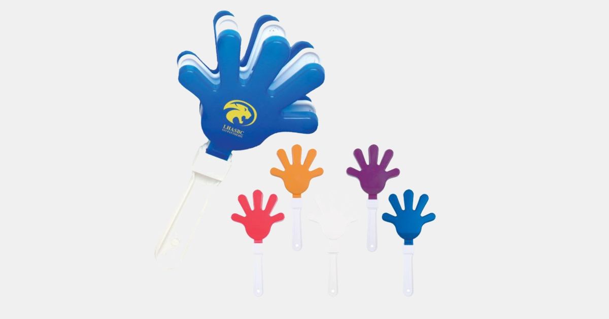 Imprinted Hand Clapper with your logo | ImprintLogo.com