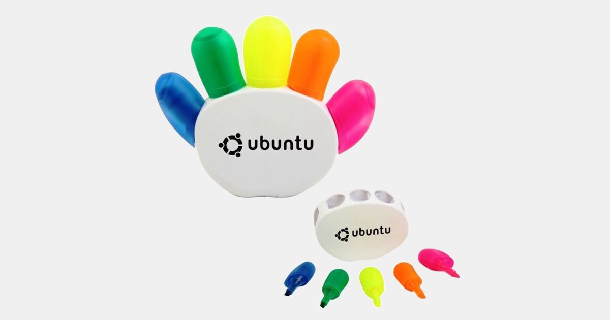 Customizable Hand Highlighter with your logo | ImprintLogo.com