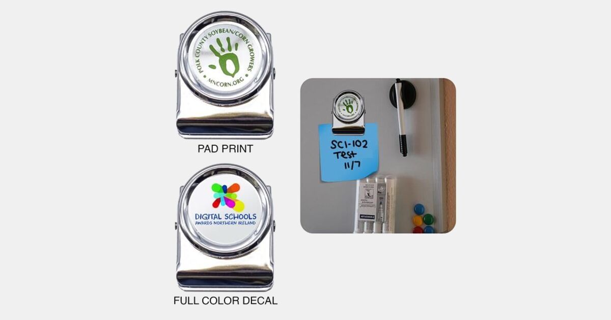 Heavy Duty Magnetic Memo Clip with your logo | ImprintLogo.com