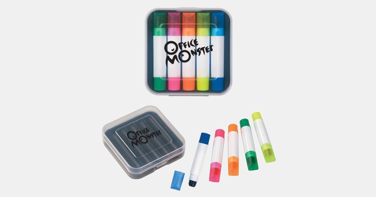 Highlighter Set with your logo | ImprintLogo.com