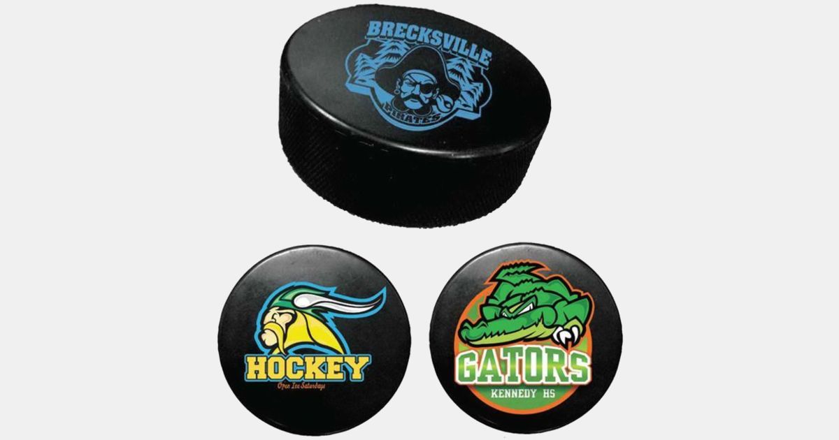Custom Printed Hockey Puck with your logo | ImprintLogo.com
