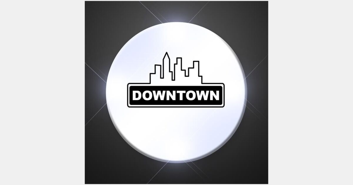 Imprintable Stock Flashing Circle Pins with your logo | ImprintLogo.com