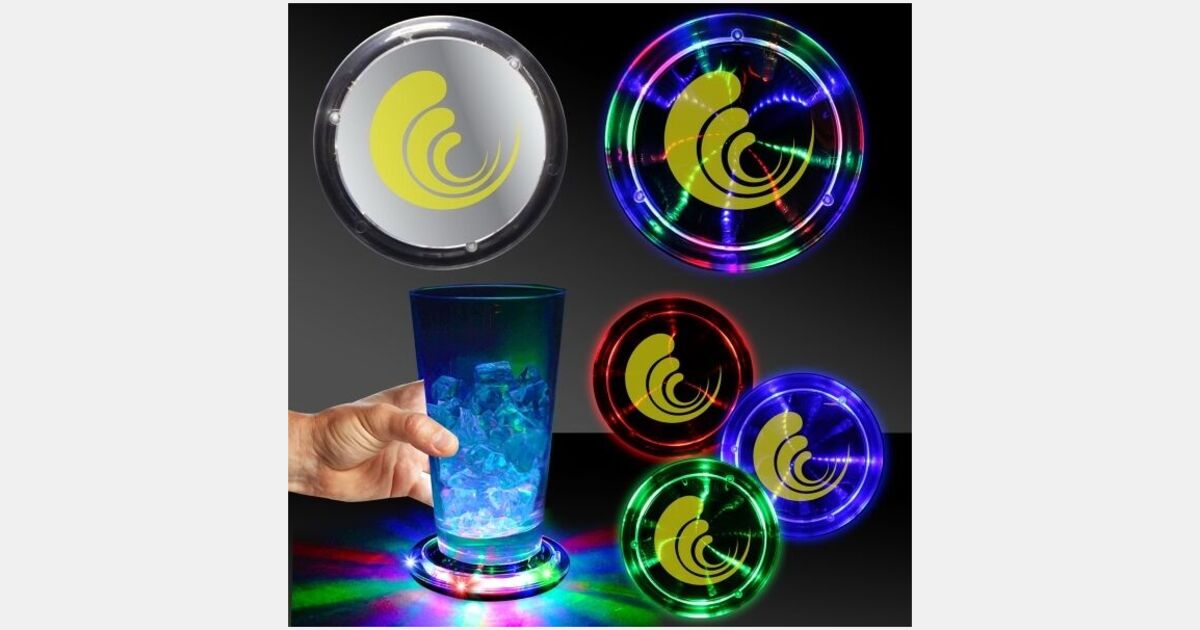 Infinity Fusion LED Coaster with your logo | ImprintLogo.com