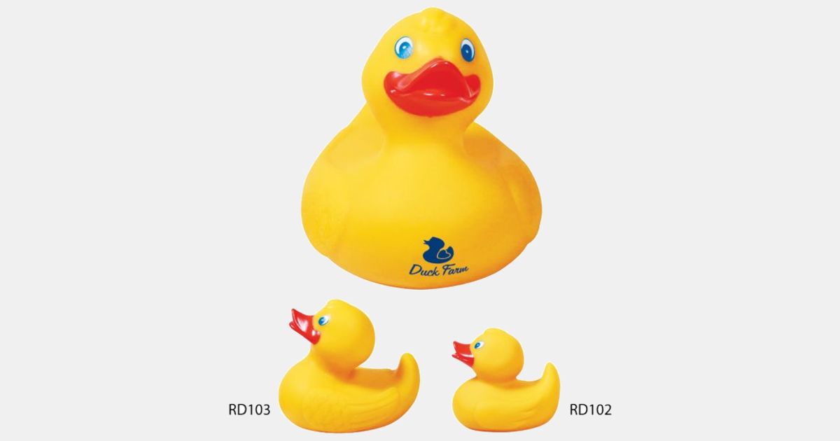 Custom Imprinted Rubber Duck Large | ImprintLogo.com