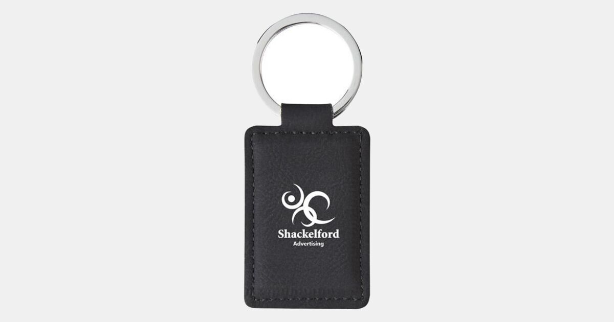 Leatherette Executive Key Tag with your logo | ImprintLogo.com