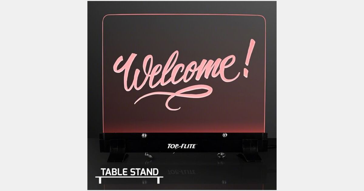 LED Lighting Write-On Board Sign with your logo | ImprintLogo.com