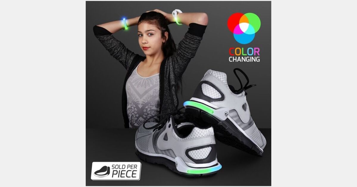 Custom Printed LED Shoe Heel Light for Night Safety with your logo ...