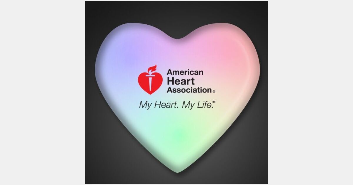 Light Up Aurora Heart Color Changing LED Pin with your logo ...