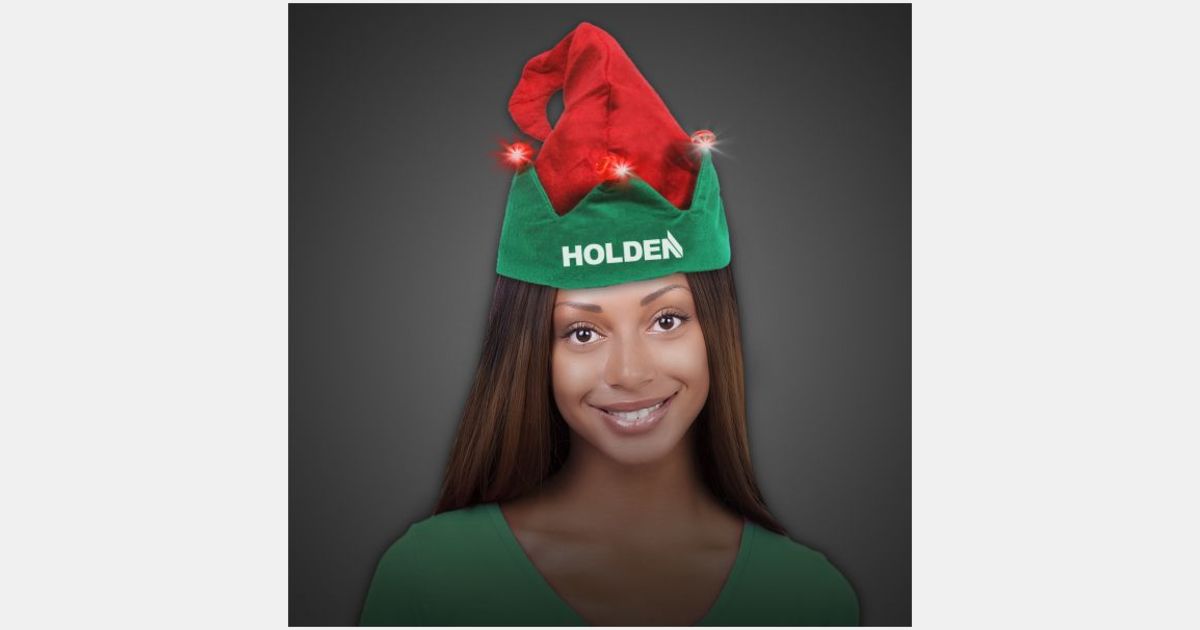 Custom Elf Hats | Promotional Light Up Elf Hats | ImprintLogo.com