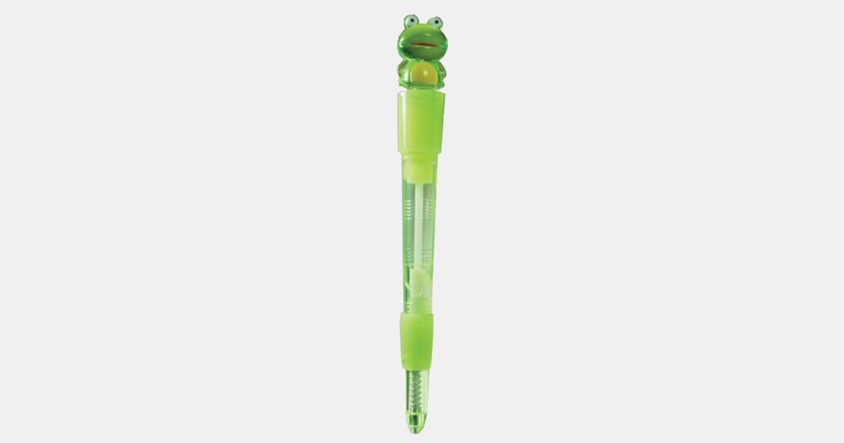Promotional Light Up Frog Pen with your logo | ImprintLogo.com