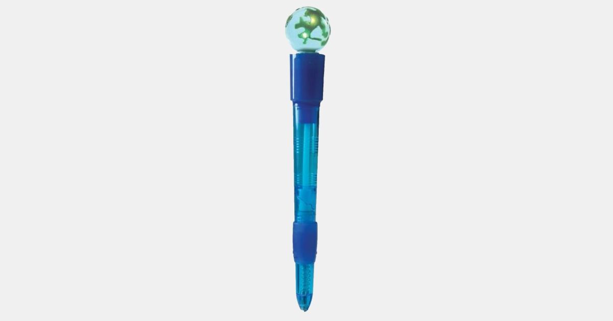 Promotional Light Up Earth Pen with your logo | ImprintLogo.com