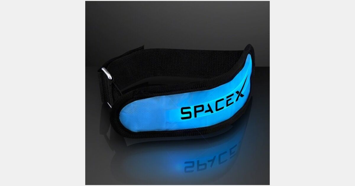 Custom Printed Light up LED armband for night safety with your logo ...