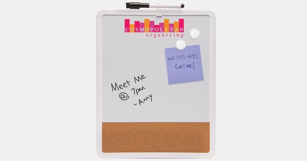 Magnetic Dry Erase And Cork Board with your logo | ImprintLogo.com