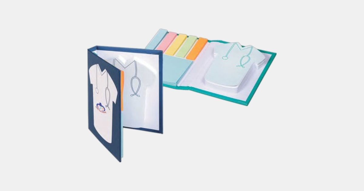Imprinted Medical Scrub Sticky Book (TM) with your logo | ImprintLogo.com