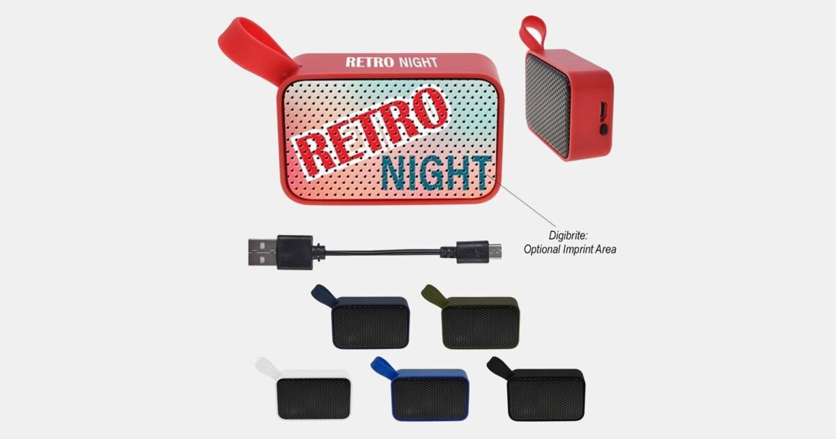 Mighty Mini Wireless Speaker with your logo | ImprintLogo.com
