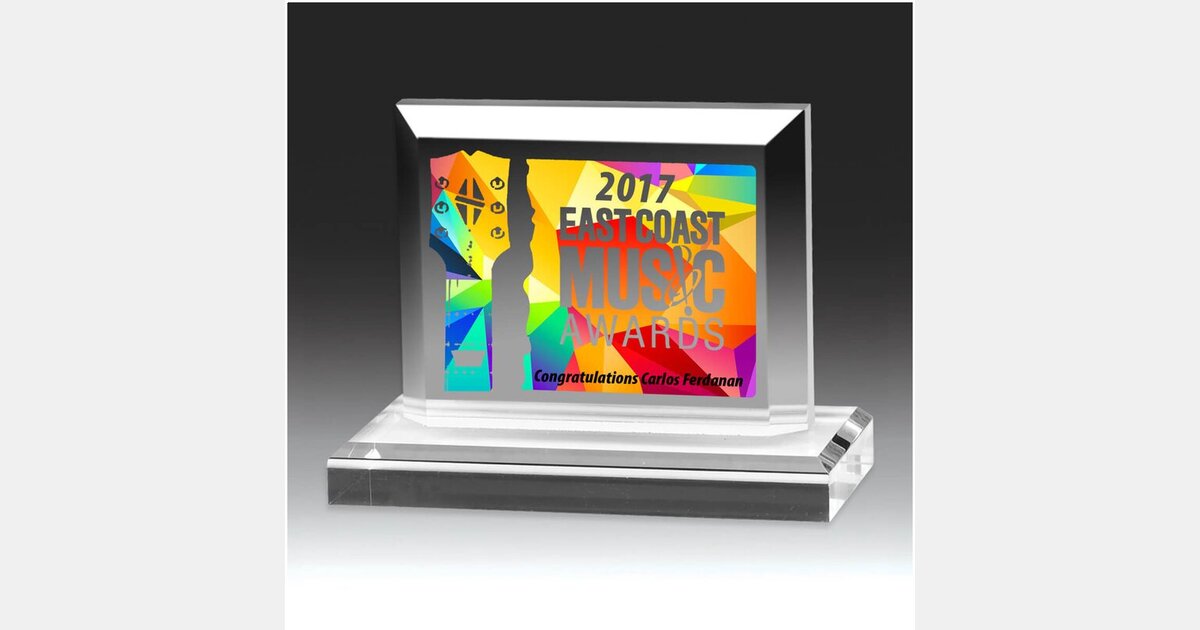 Mini Billboard Award - 4 1/2" - Full Color with your logo | ImprintLogo.com