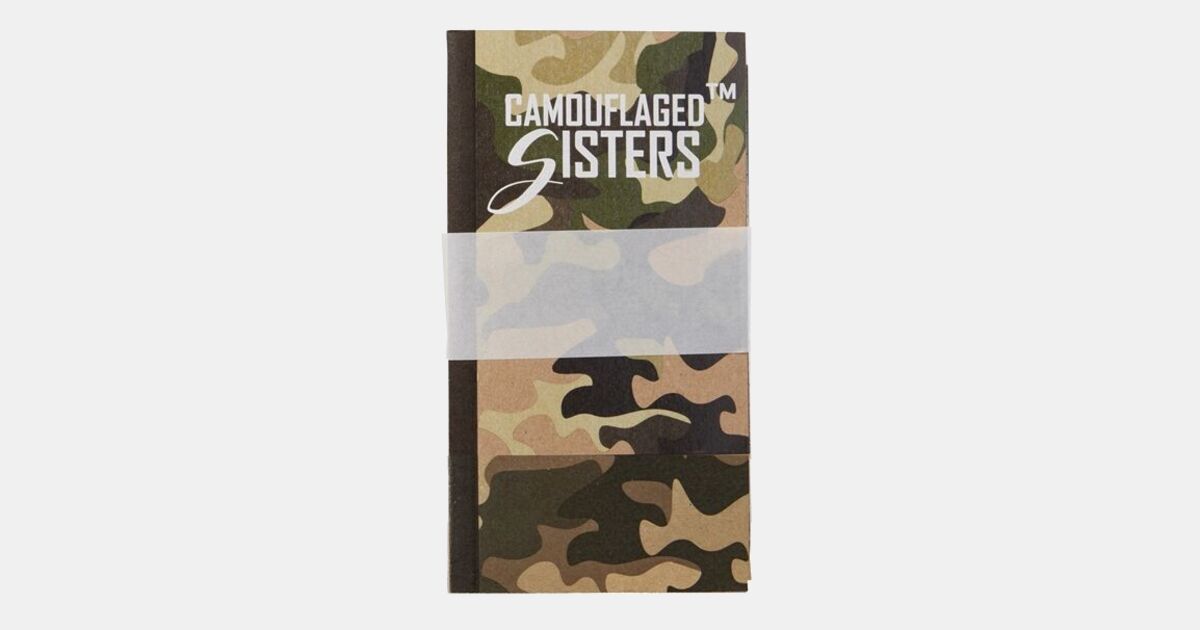 Mini Camouflage Notebook Set USA Made with your logo | ImprintLogo.com