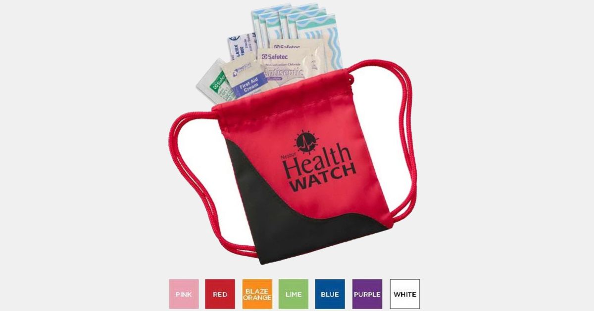Custom Printed Mini Sling First Aid Kit with your logo | ImprintLogo.com