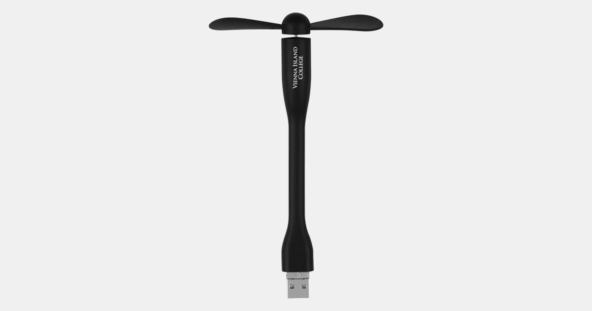 Custom Printed Mini Usb Fan With 3-Way Connector with your logo ...