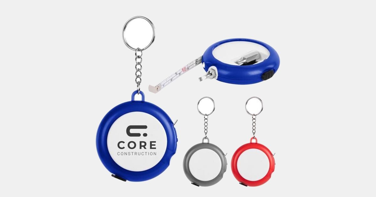 Multi-Tool Tape Measure With Light with your logo | ImprintLogo.com