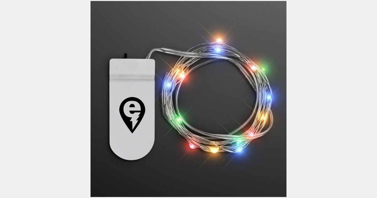 Custom Printed Multicolor Craft String Lights with your logo ...