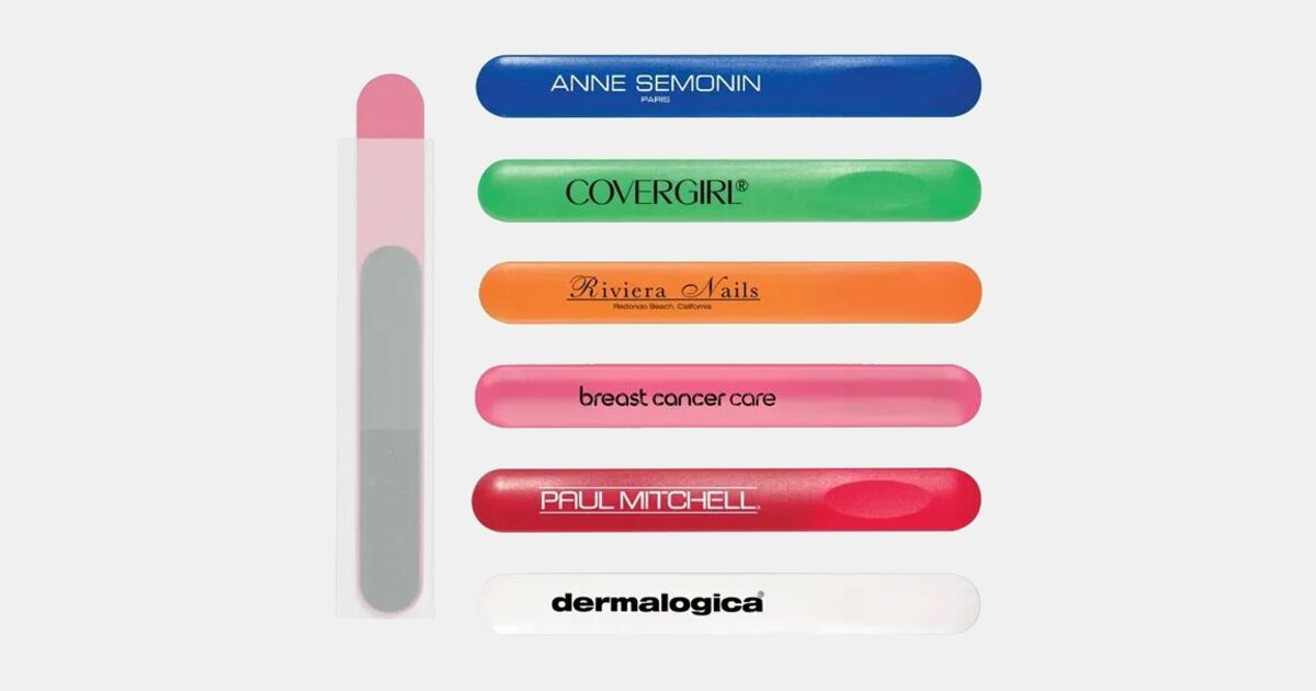Custom Imprinted Nail File in Plastic Sleeve with your logo ...