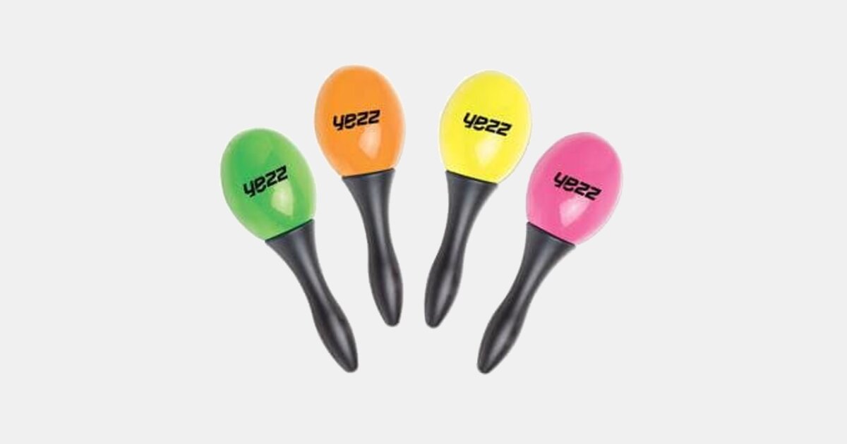 Neon Assortment Mini Maracas with your logo | ImprintLogo.com
