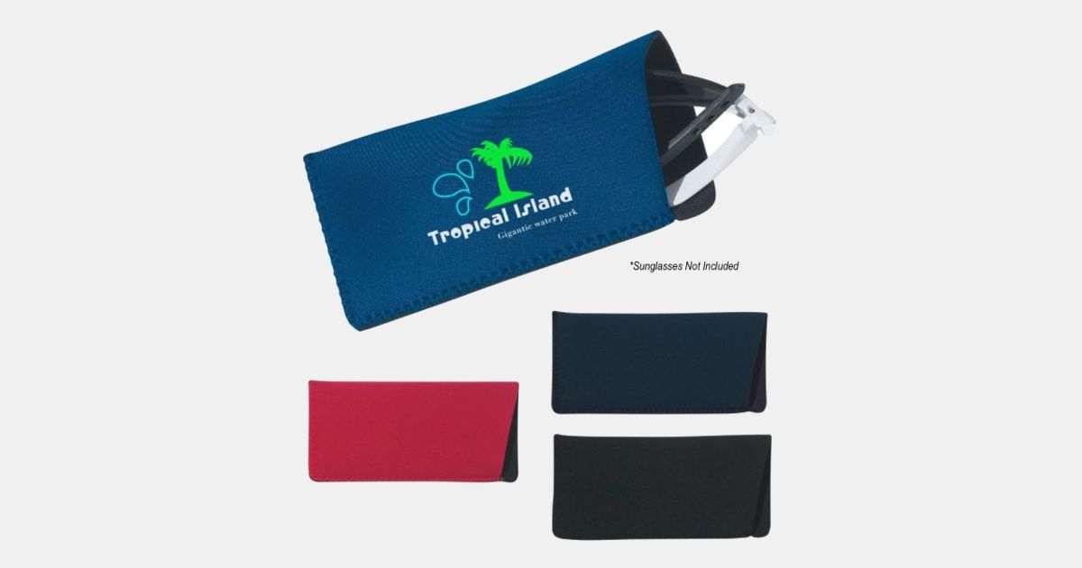 Custom Printed Neoprene Eyeglass/Sunglass Case with your logo ...