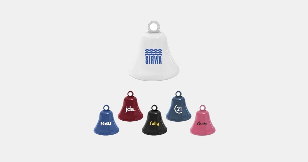Promotional Ornament Bells with your logo | ImprintLogo.com