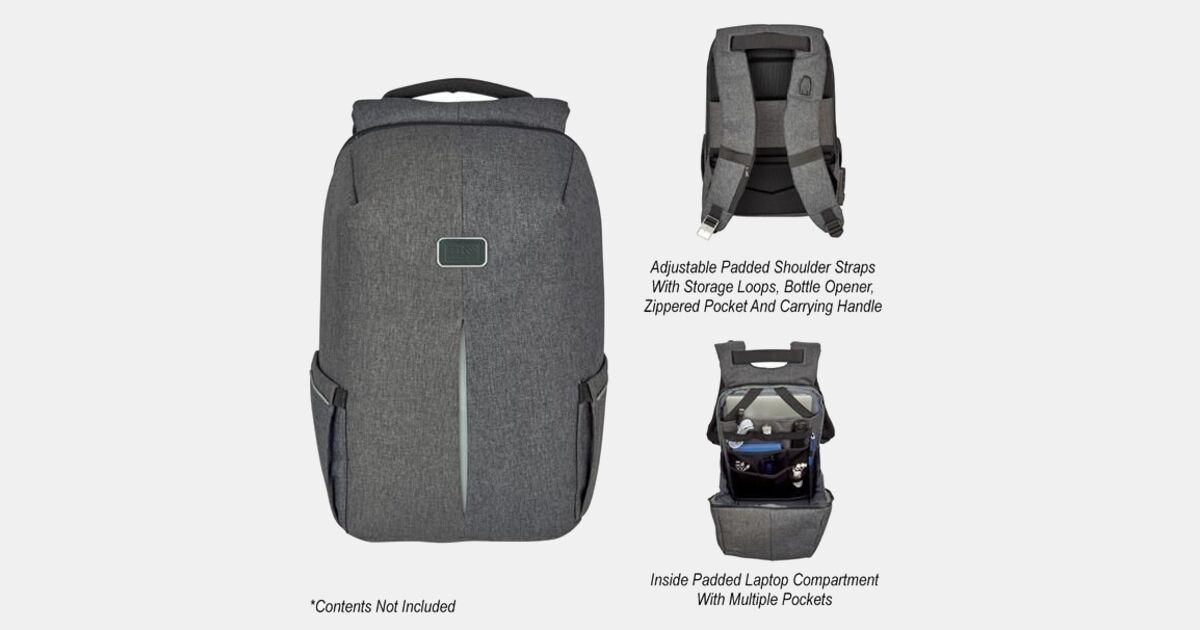 Custom Printed Phantom Backpack with your logo | ImprintLogo.com