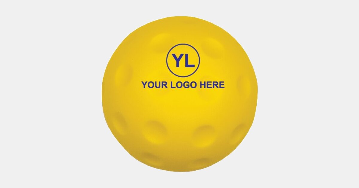 Pickle Ball Stress Reliever with your logo | ImprintLogo.com