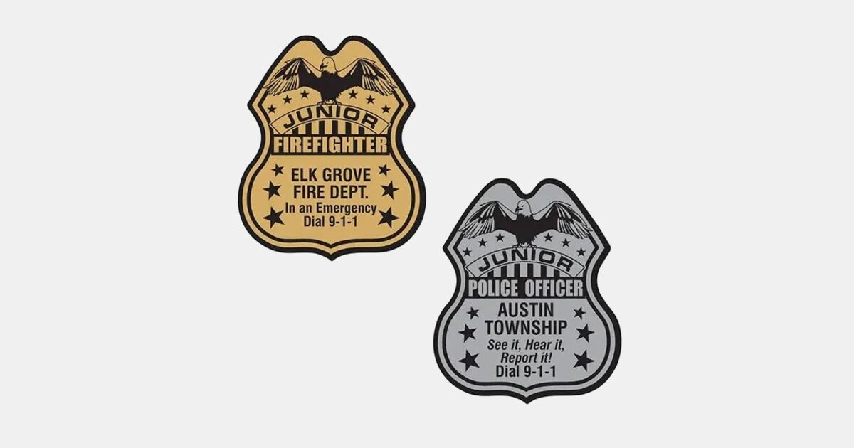 Custom Imprinted Plastic Badge with your logo | ImprintLogo.com