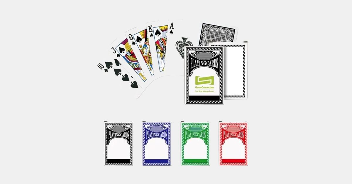 Custom Imprinted Playing Cards with your logo | ImprintLogo.com