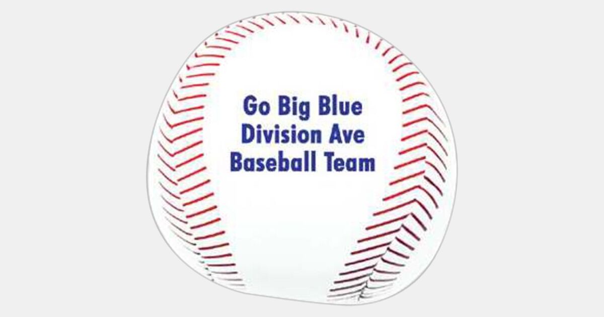 Custom Printed Plush Baseball with your logo | ImprintLogo.com