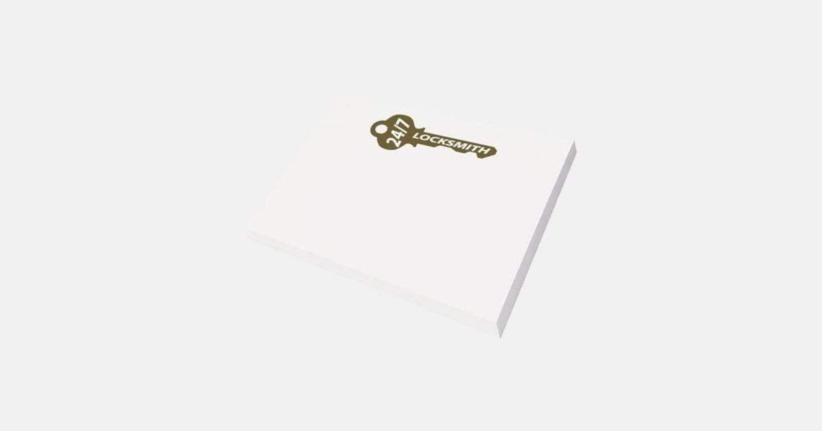 USA Made Post-It 4" x 3" Full Color Notes- 25 Sheets with your logo ...