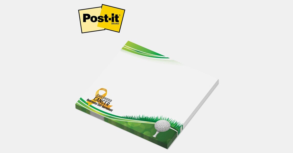 Post-It (R) Custom Printed Notepad - 2 3/4" x 3" USA Made with your ...