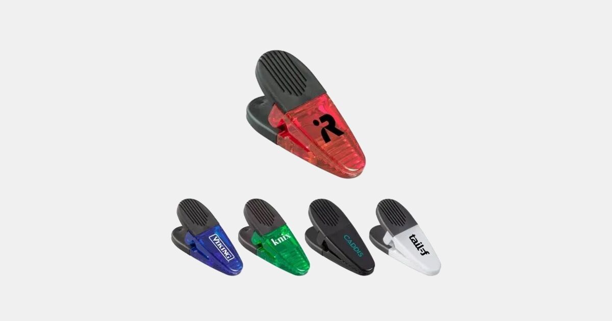 Custom Printed Power Clip with your logo | ImprintLogo.com