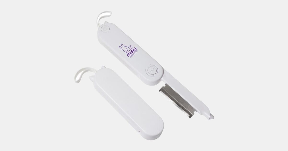 Marketing Prim Dual Action Pet Comb with your logo | ImprintLogo.com