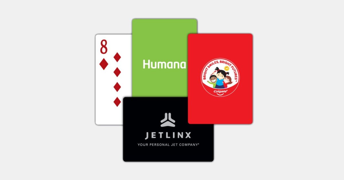 Promotional Solid Back Playing Cards with your logo | ImprintLogo.com