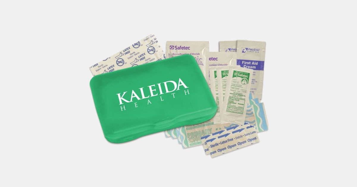 Custom Printed Protect (TM) First Aid Kit with your logo | ImprintLogo.com