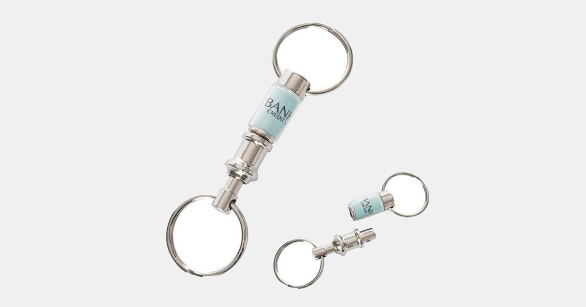 Pull-A-Part Key Tag with your logo | ImprintLogo.com