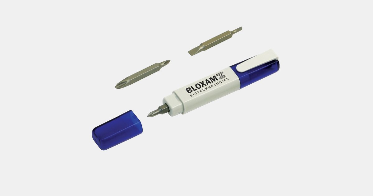 Custom Printed Quick Fix Screwdriver Pen with your logo | ImprintLogo.com