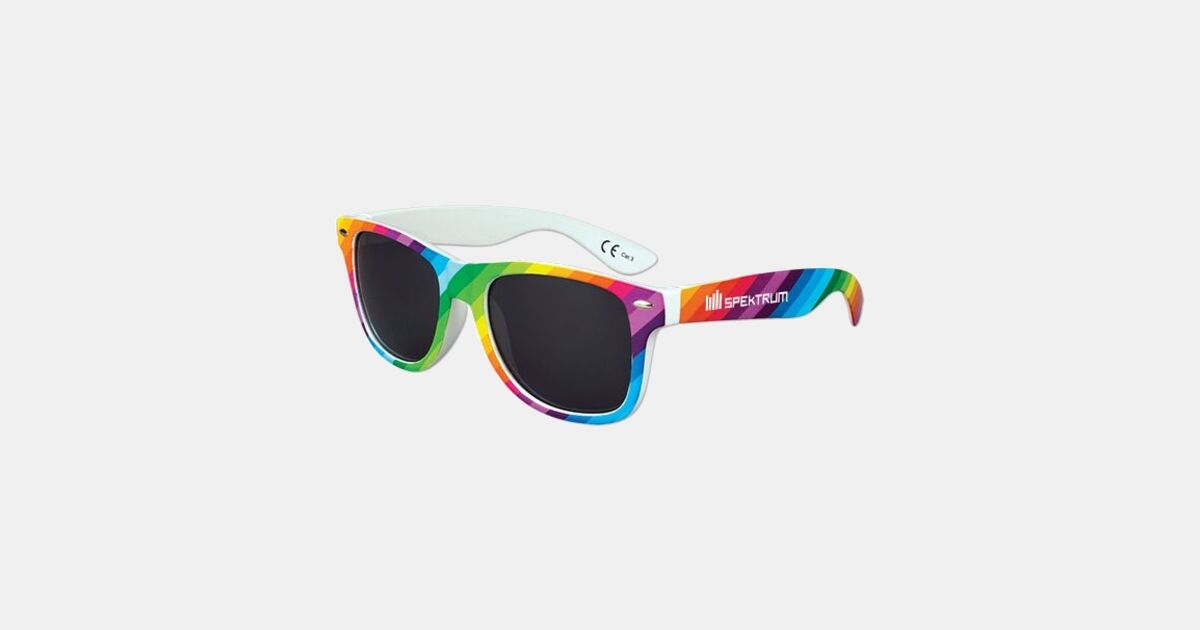 Rainbow Iconic Glasses With Your Logo