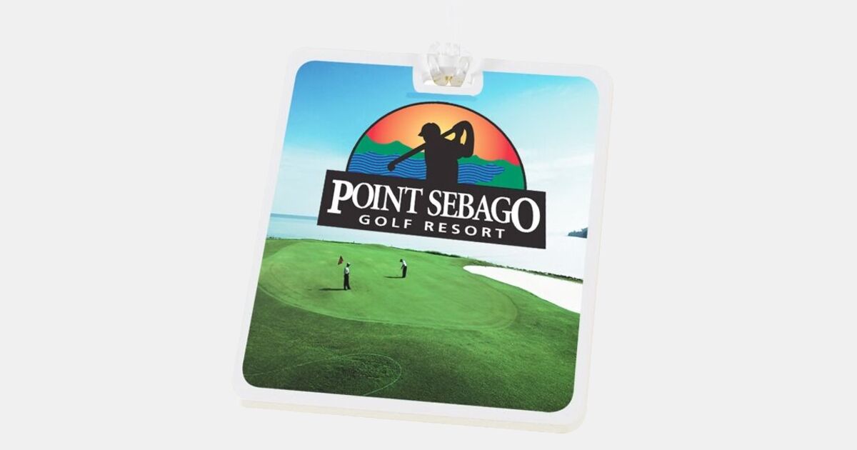 Rectangle Golf Tag - 4c Digital Imprint USA Made with your logo ...